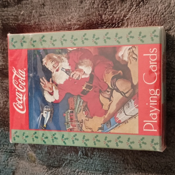 Games | Vintage 1992 Coca Cola Santa Playing Cards | Poshmark